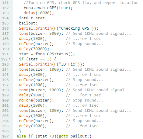 Dropslink - Arduino Code